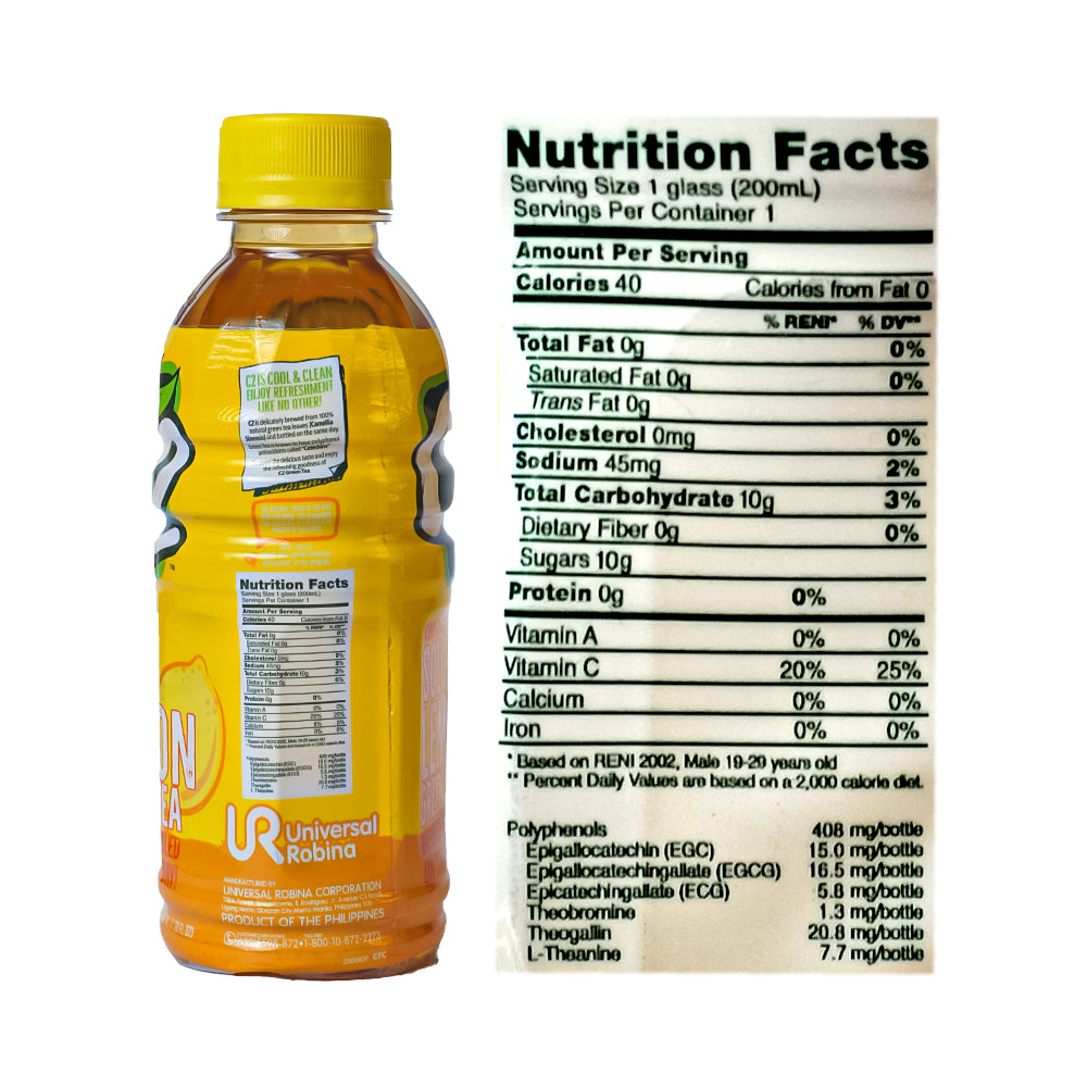 C2 Green Tea Lemon Solo 230ml C2 Green Tea Lemon Solo 230ml