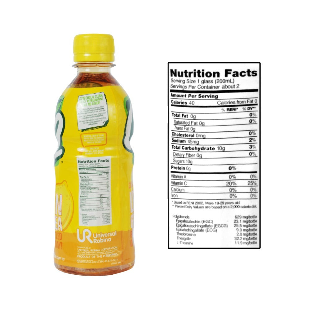 C2 Green Tea Lemon 355ml C2 Green Tea Lemon 355ml