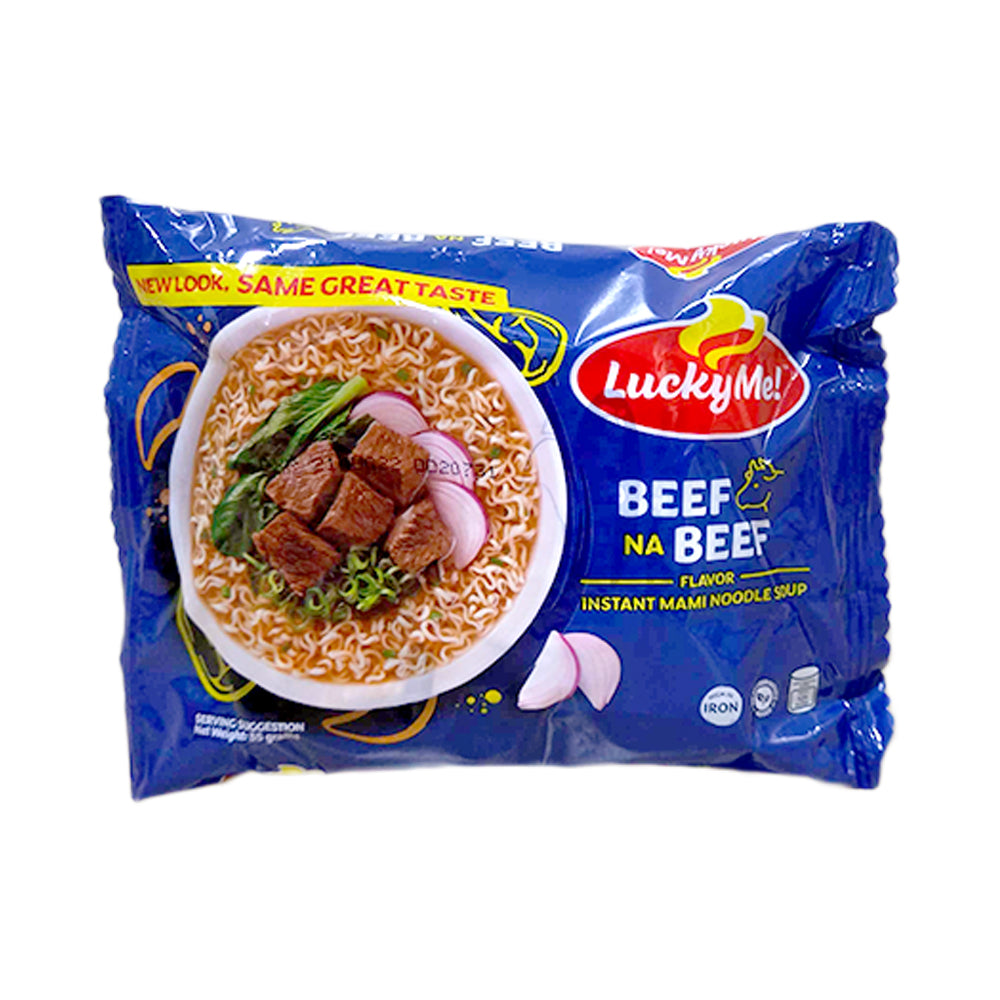 Lucky Me Instant Noodles Beef 55g Lucky Me Instant Noodles Beef 55g