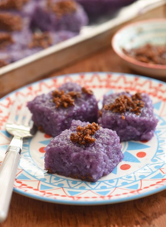Ube Rice Cake