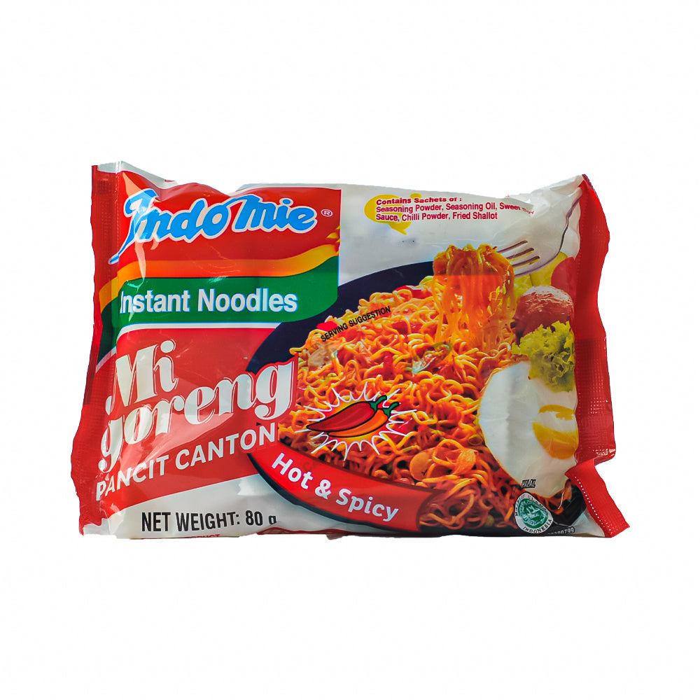Indomie Mi Goreng Instant Noodles Pedas 80g