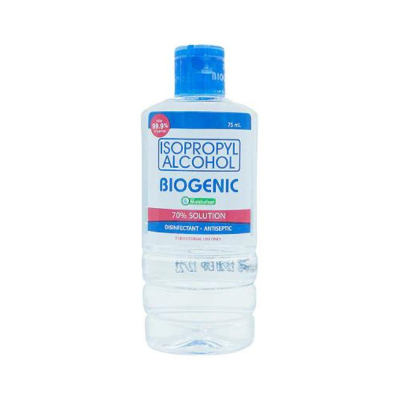 Biogenic 70% Isopropyl Alcohol 75ml
