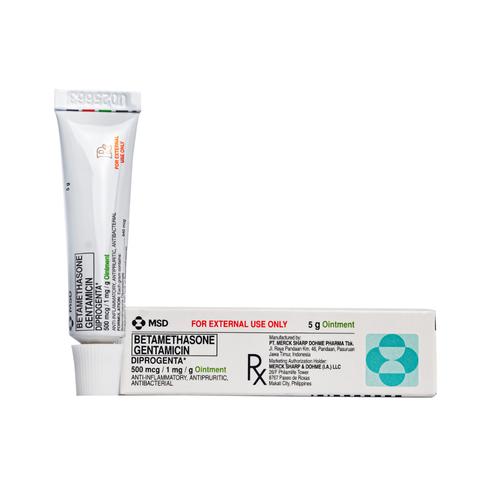 Diprogenta 500mcg/1g/g Ointment 5g
