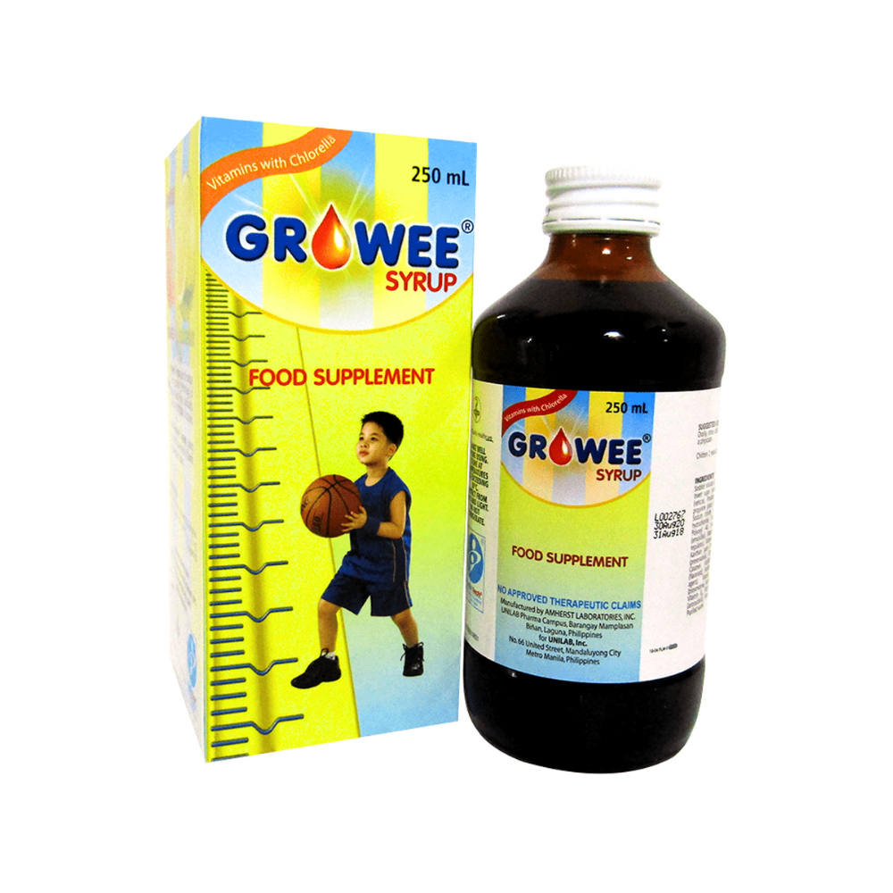 Growee Vitamins with Chlorella Syrup 250ml