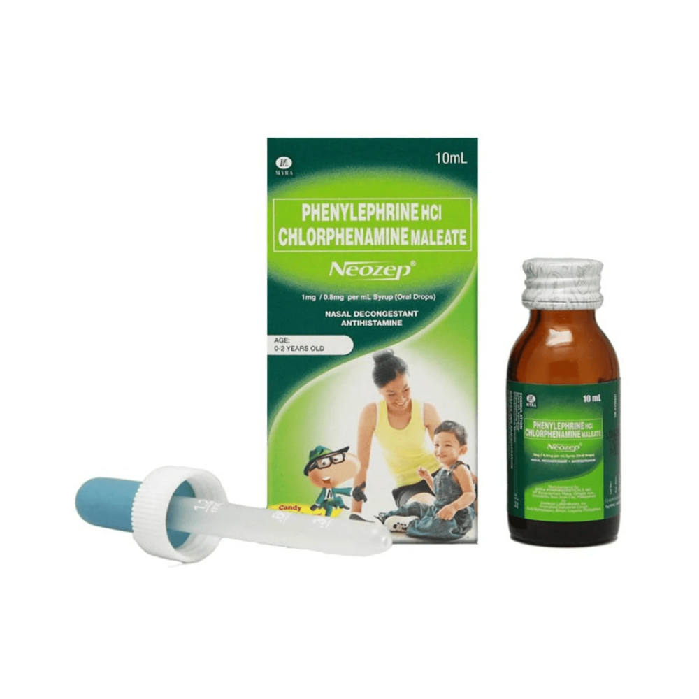 Neozep 1mg/0.8mg/ml Oral Drops 10ml