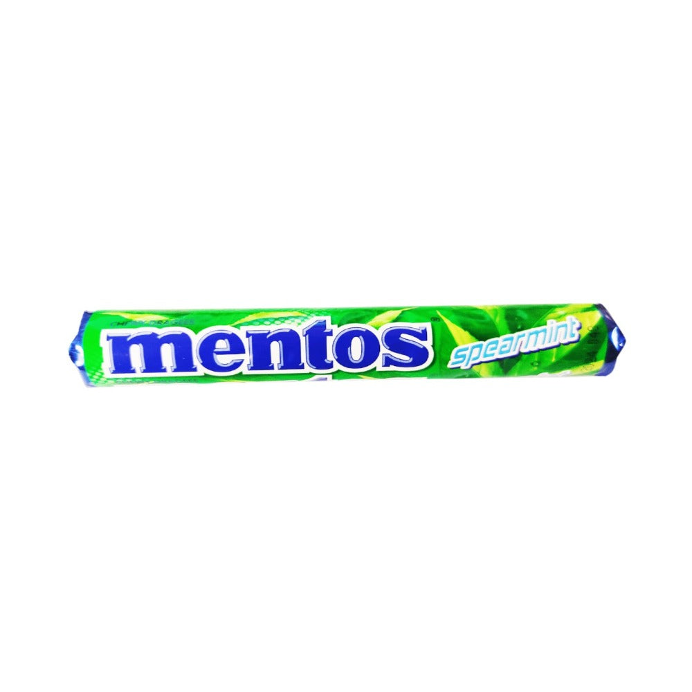 Mentos Candy Roll Single Spearmint 37.5g