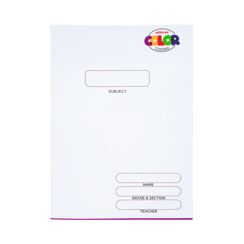 Advance Color Coding Notebook Writing Standard 80Lvs