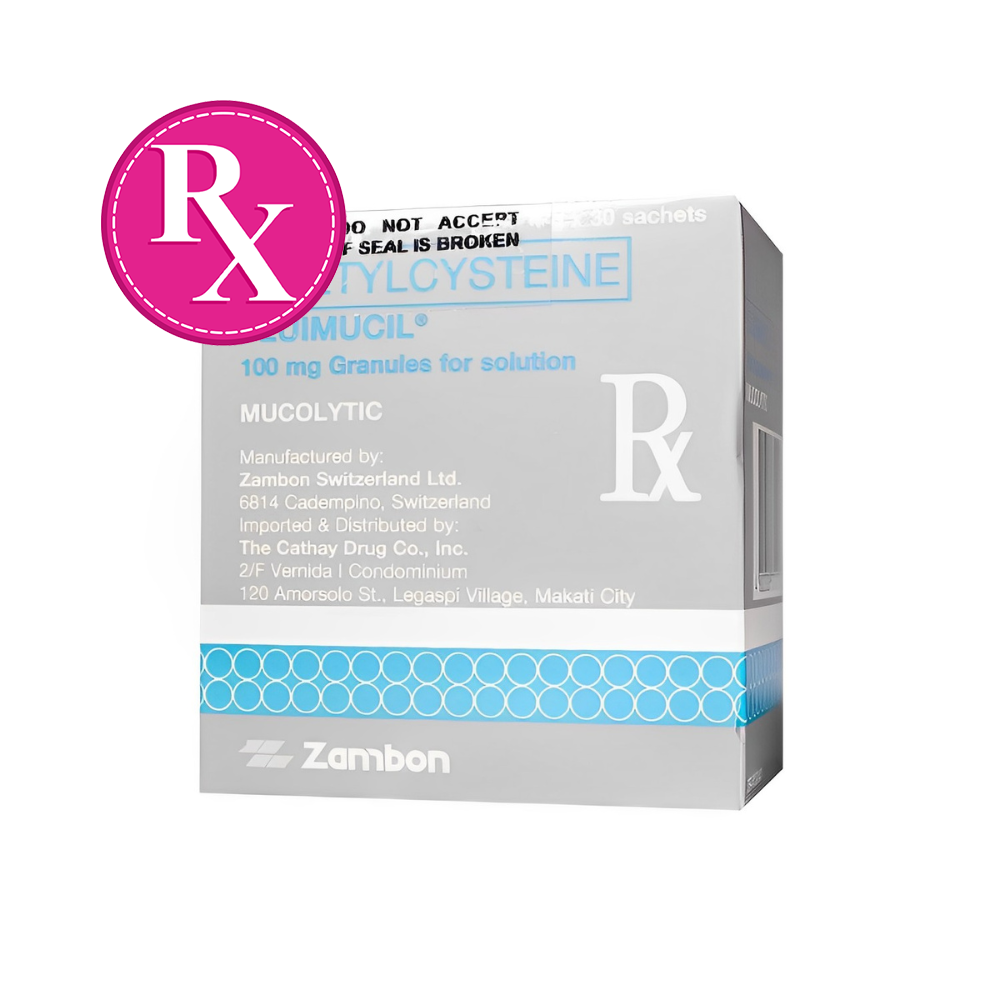 Fluimucil Acetylcysteine 100mg Granules For Solution Sachet By 1's
