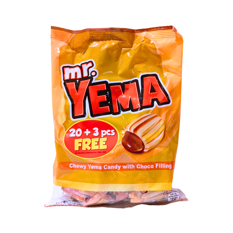 Mr. Yema Chewy Candy Choco Filling 20's + 3 pcs