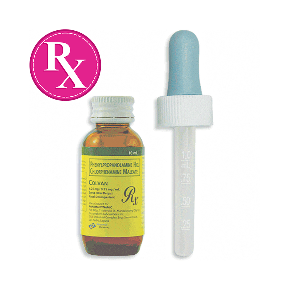 Colvan 6.25mg/0.25mg/mL Drops 10ml