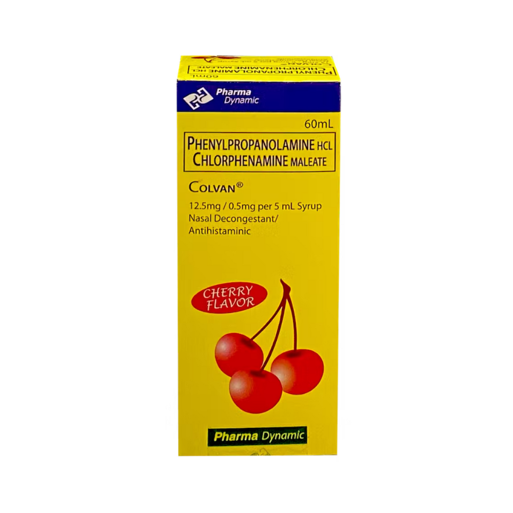 Colvan 12.5mg/0.5mg/5ml Syrup 60ml