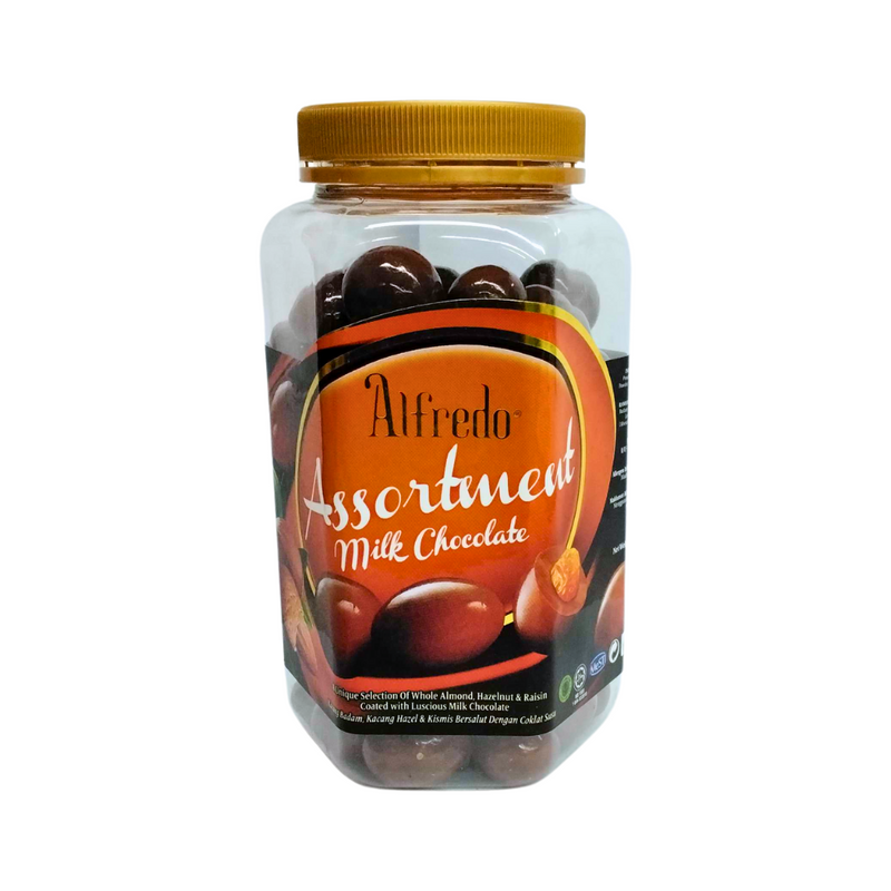 Alfredo Assortment Milk Chocolate Jar 450g