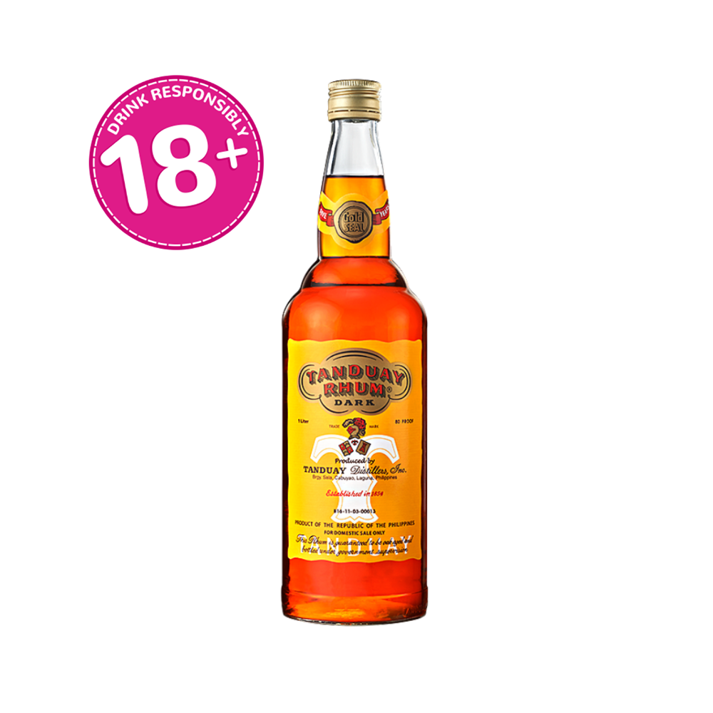 Tanduay Rhum 5 Years Long Neck 1L