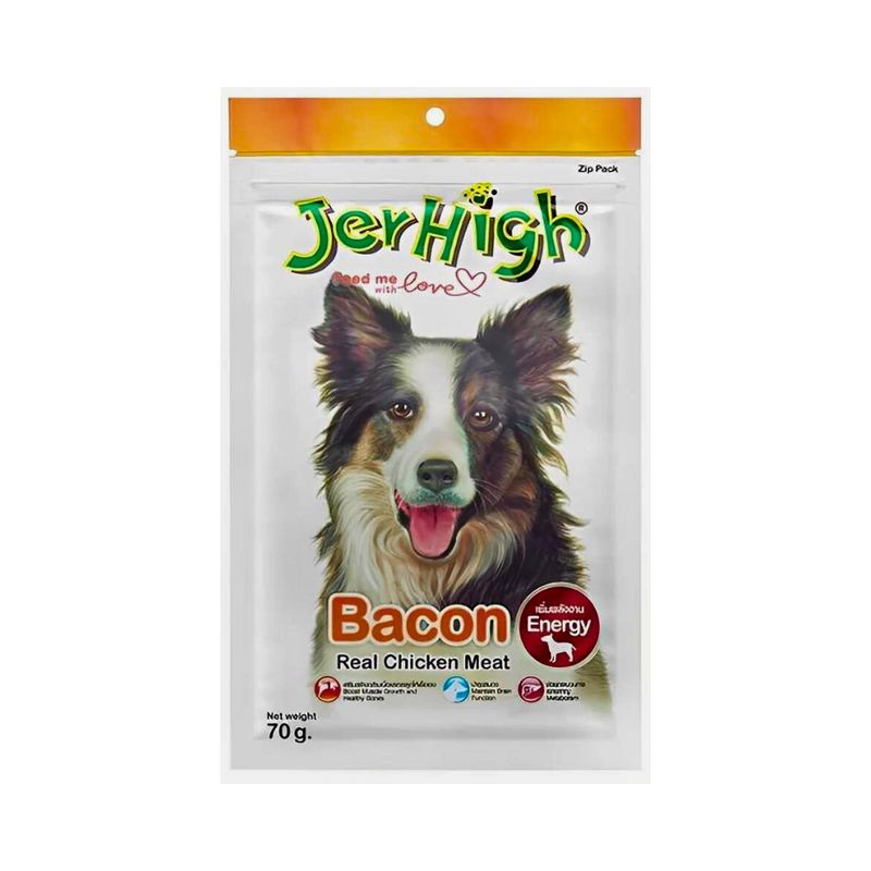 Jerhigh Bacon Real Chicken Meat 70g