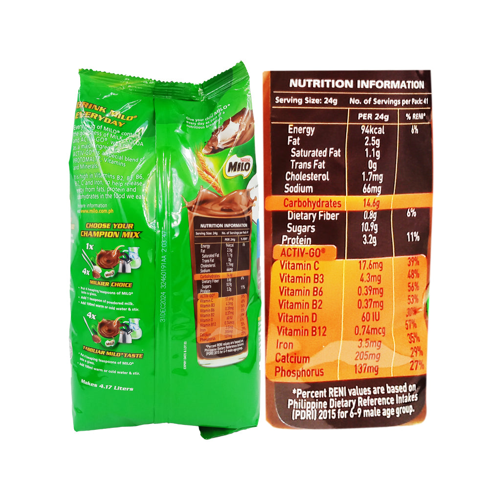 Milo Powdered Choco Malt Milk Drink 1kg