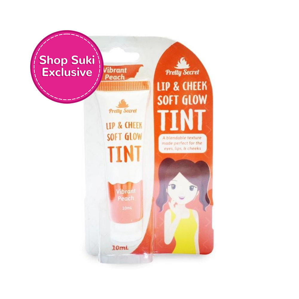 Pretty Secret Lip And Cheek Soft Glow Vibrant Peach Tint 10ml