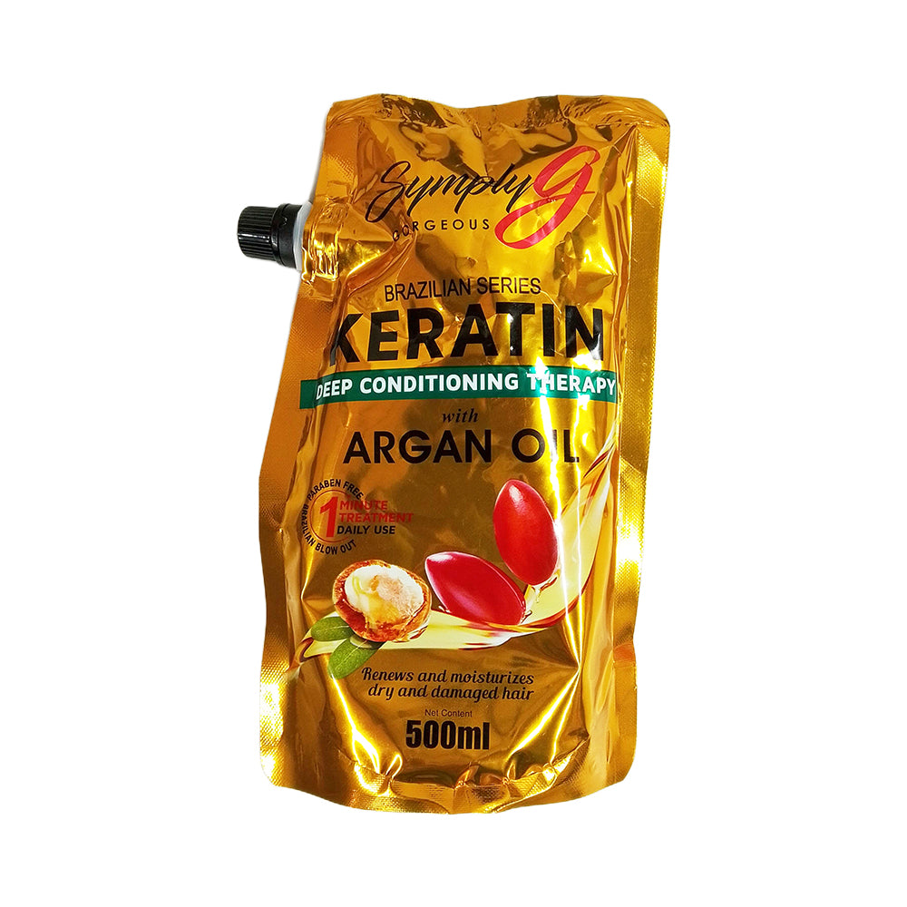 Symply G Keratin Deep Conditioning Therapy With Argan Oil 500ml