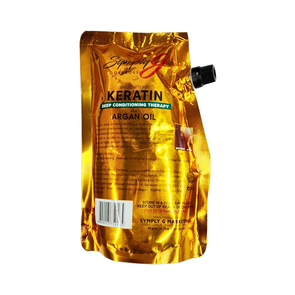 Symply G Keratin Deep Conditioning Therapy With Argan Oil 500ml