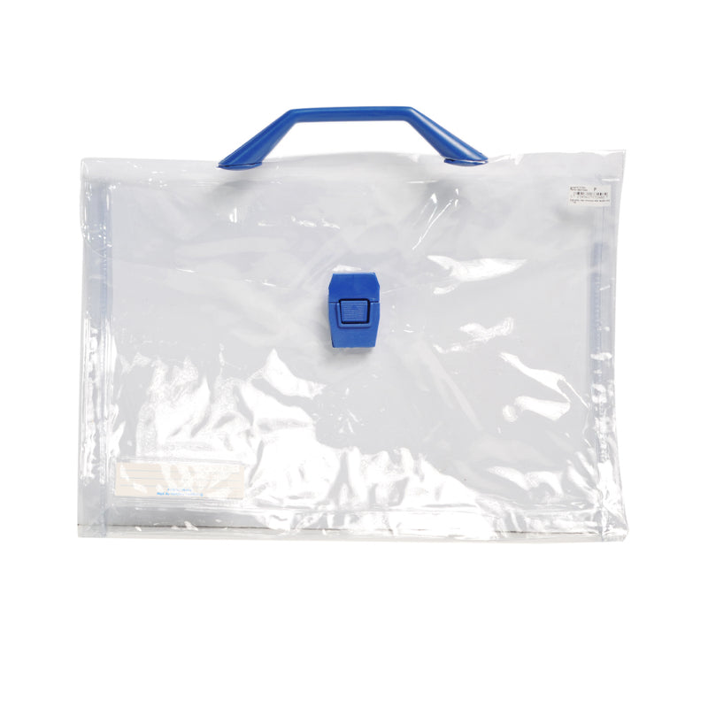 Expanding Plastic Envelope With Handle Clear Long