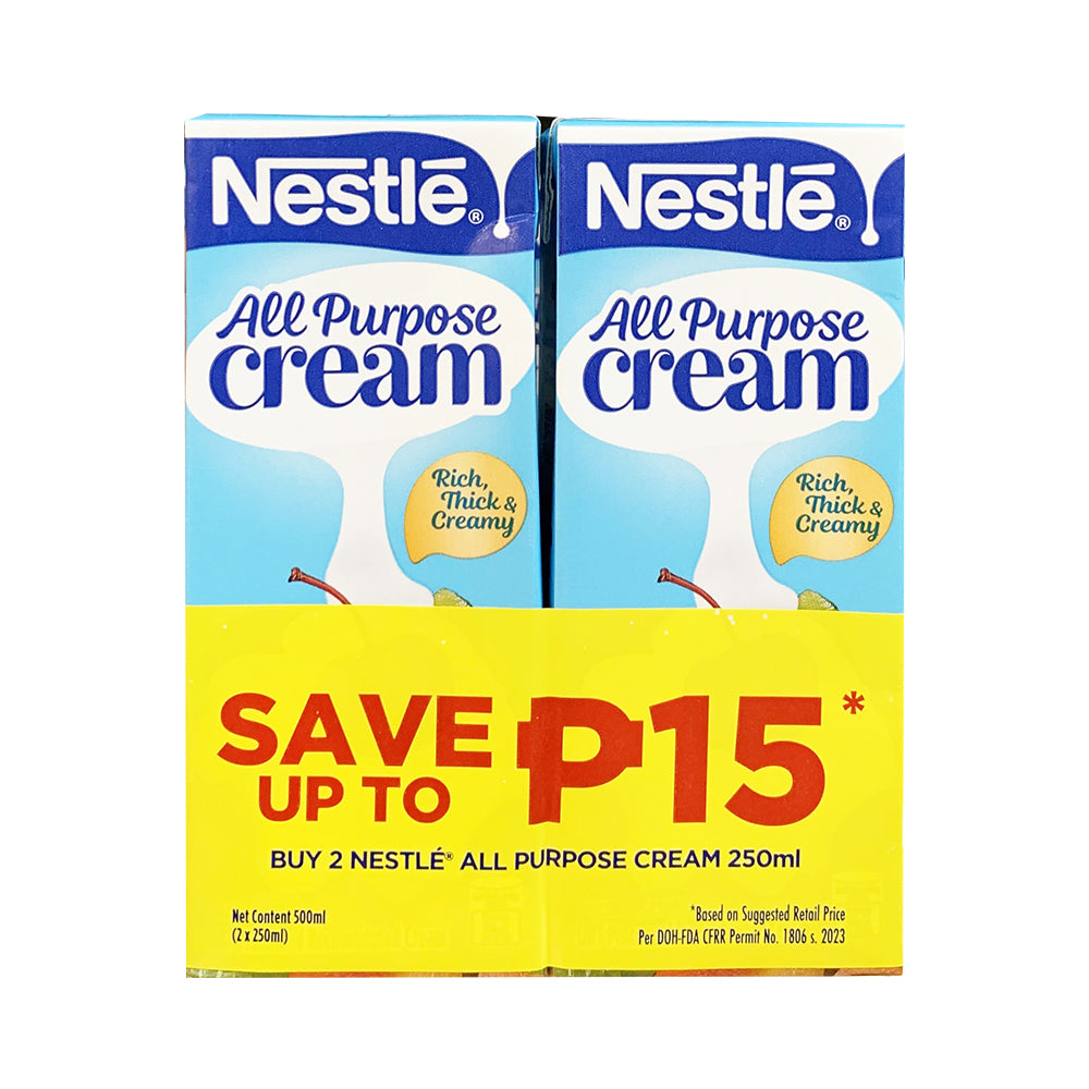 Nestle All-Purpose Cream Original 250ml x 2's