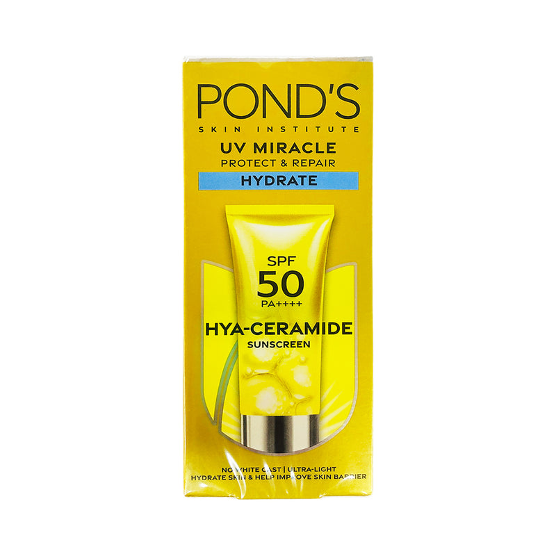 Ponds Hyaluron Sunscreen SPF50 PA++++ UV Hydrate 50ml