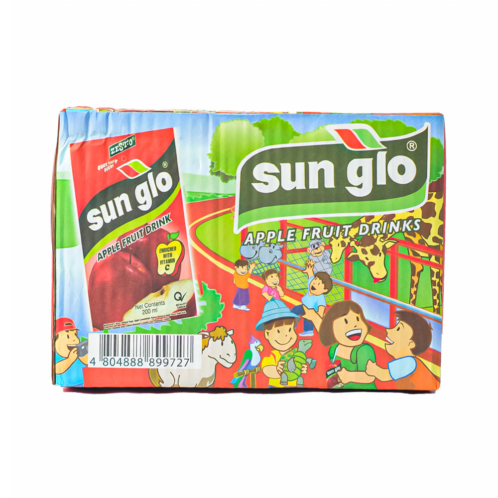 Sunglo Juice Drink Apple 200ml x 10's