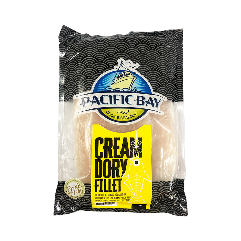 Pacific Bay Frozen Fresh Cream Dory Fillet 1kg