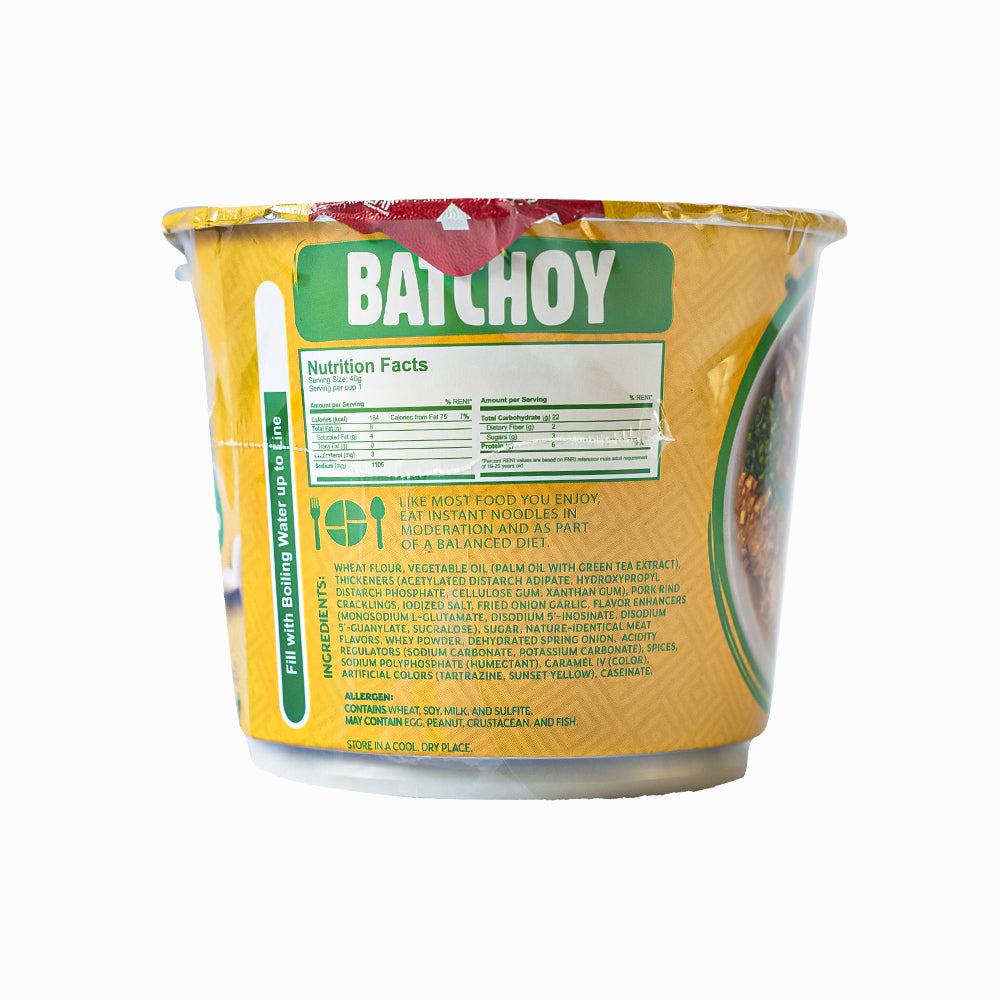 Lucky Me Go Cup Mini Instant Noodles Batchoy 40g