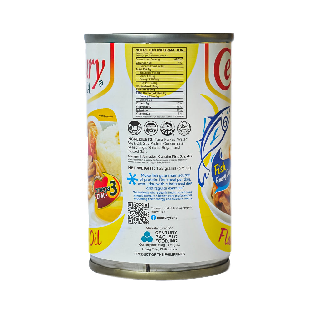 Century Tuna Flakes In Oil 155g