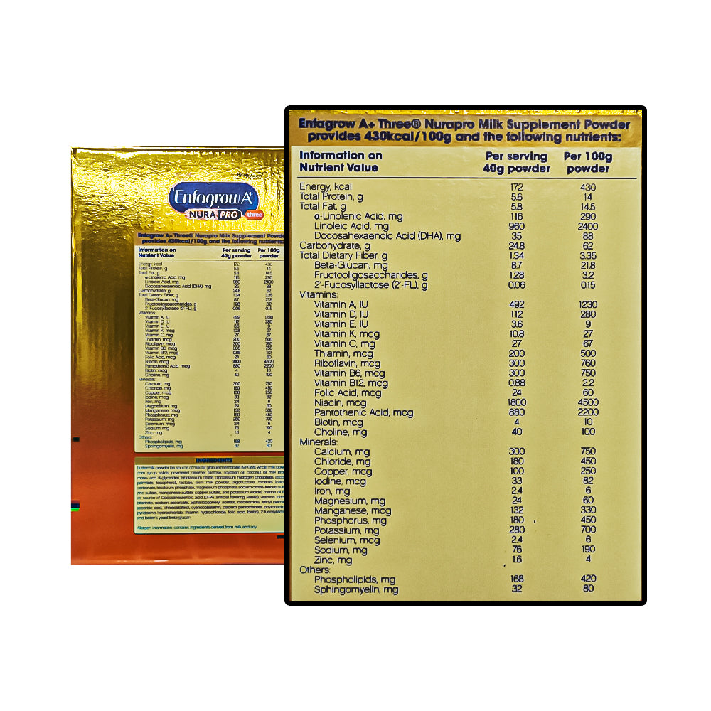 Enfagrow A+ Three NuraPro Milk Supplement 1-3 Years Old 2.3kg