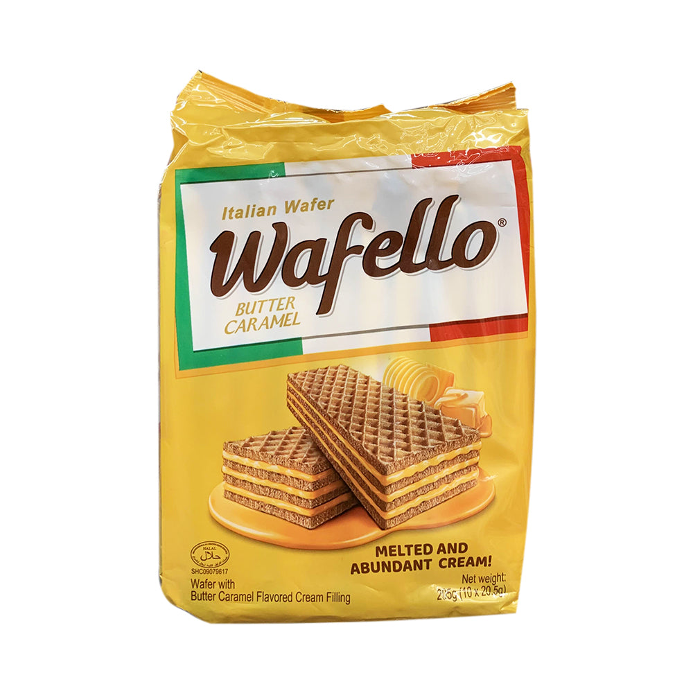 Wafello Italian Wafer Butter Caramel 205g