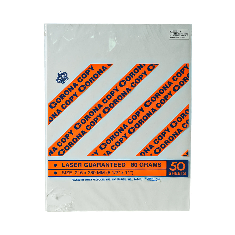 Corona Copy Paper No Color Short 50's