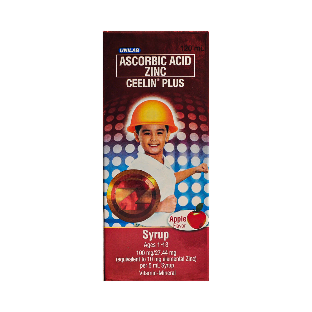 Ceelin Plus Ascorbic Acid With Zinc Syrup 120ml
