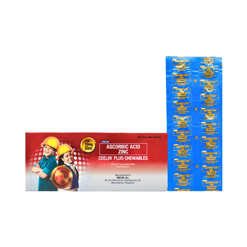 Ceelin Plus 10mg/10mg With Zinc Chewables Tablet 10's