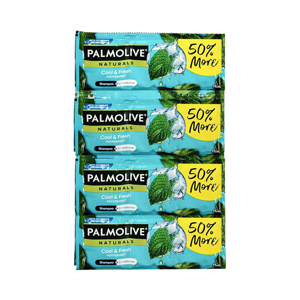 Palmolive Shampoo and Conditioner Cool and Fresh 15ml x 12's