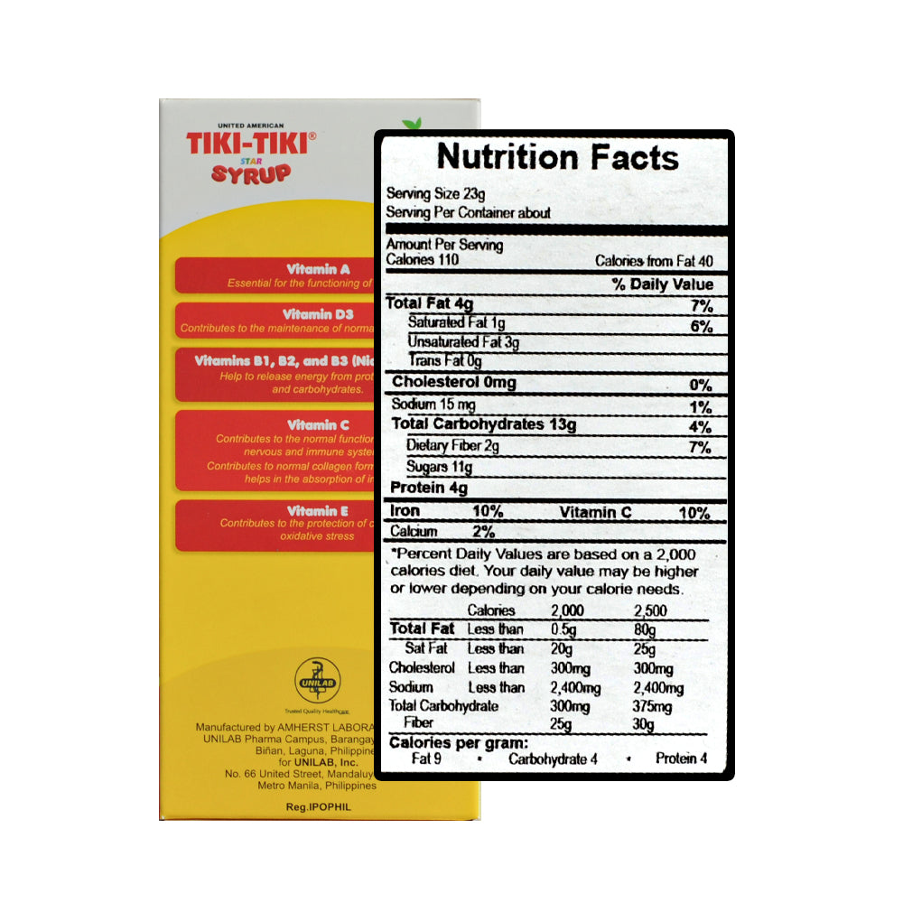 Tiki-Tiki Star Syrup 120ml