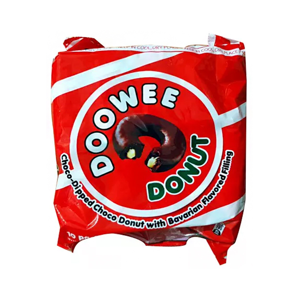 Doowee Donut Choco Dipped With Bavarian Filling 42g x 10's
