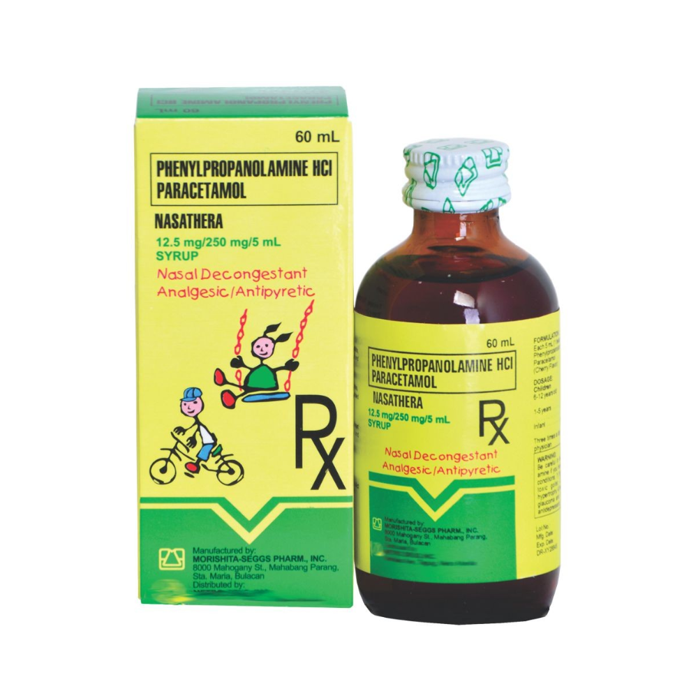 Nasathera 12.5mg/250mg/5ml Syrup 60ml