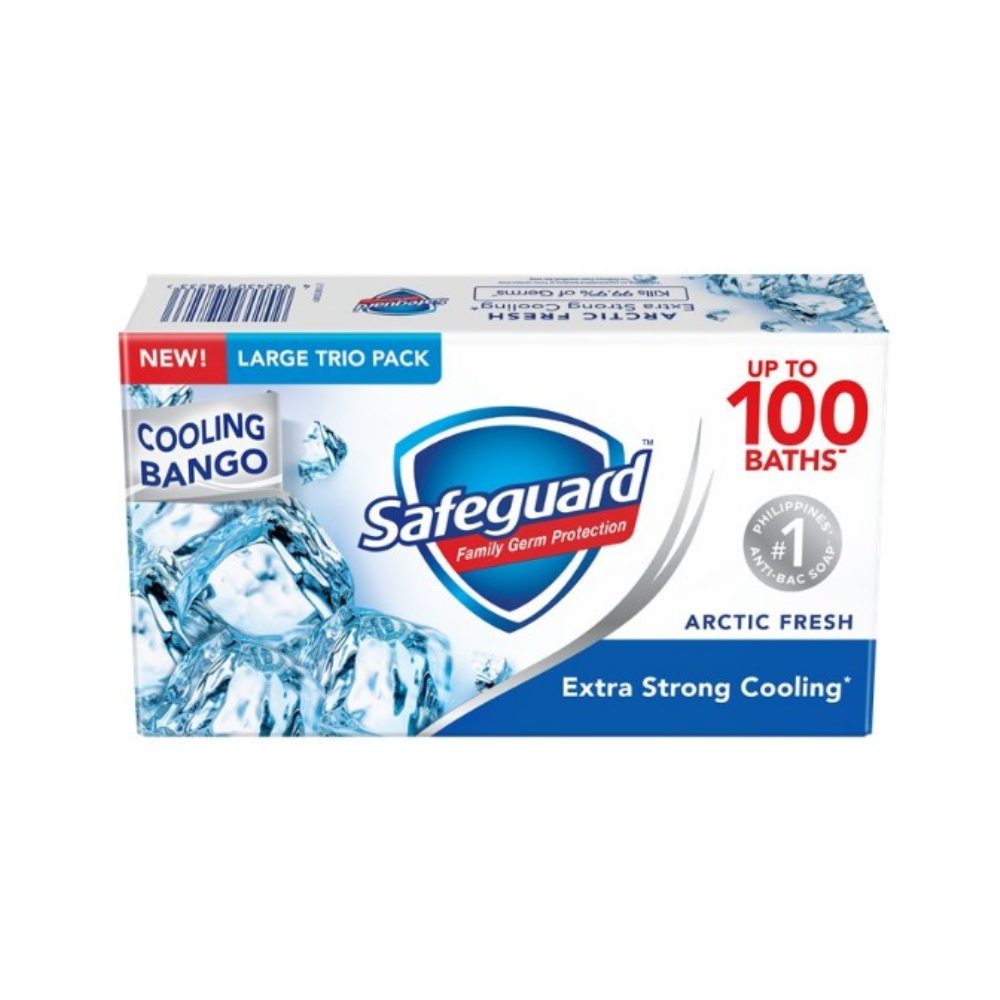 Safeguard Bar Soap Arctic Fresh 115g x 3's