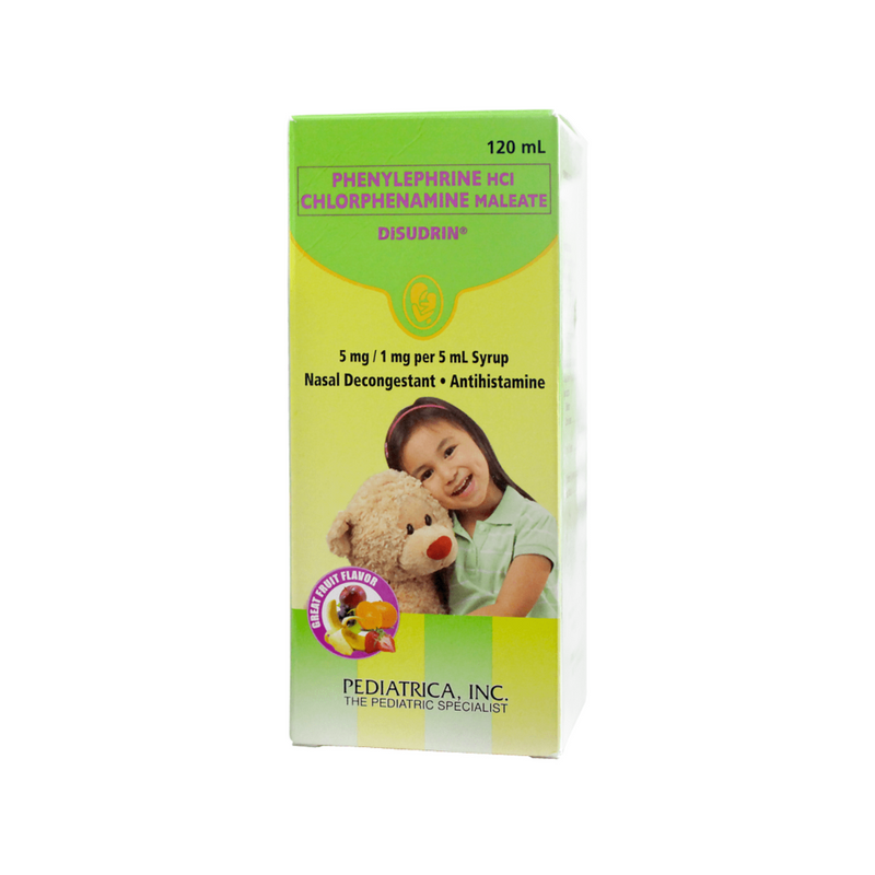 Disudrin 5mg/1mg/5ml Syrup 120ml