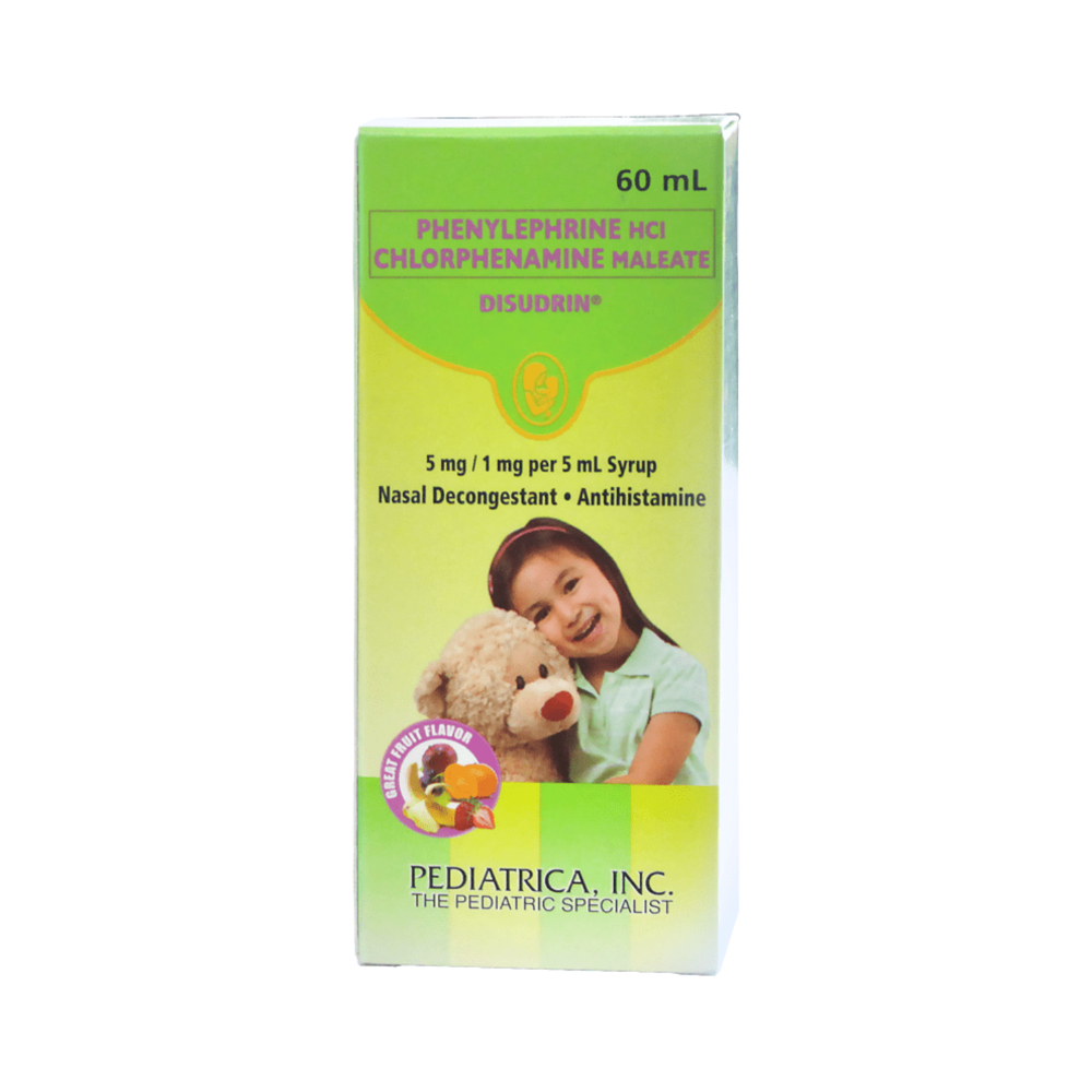 Disudrin 5mg/1mg/5ml Syrup 60ml