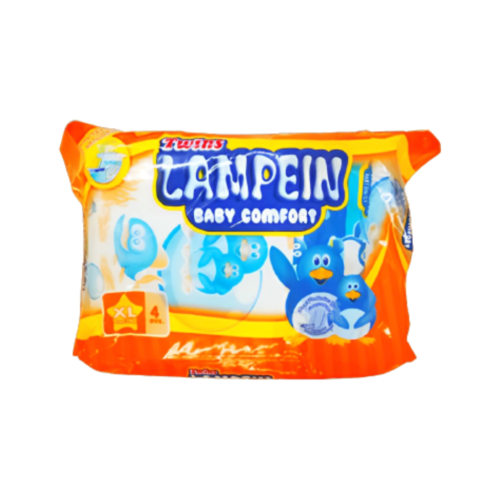 Twins Lampein Baby Diaper Mini Pack XL 4's