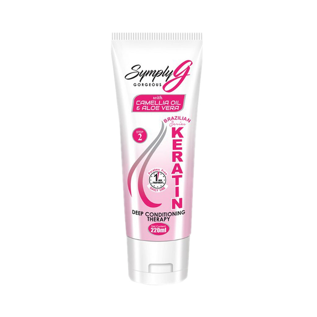 Simply G Keratin Conditioner With Camellia Oil And Aloe Vera 220ml