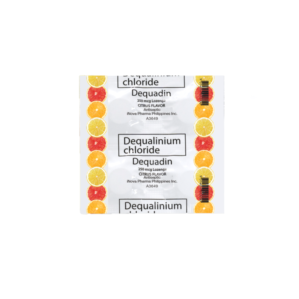 Dequadin 250mcg Lozenges By 4's