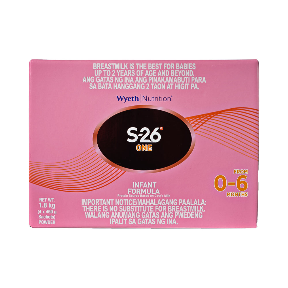 S-26 One Infant Formula 1.8kg