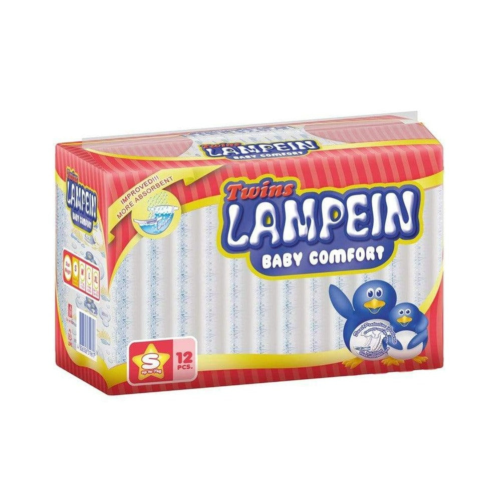Twins Lampein Baby Diaper Budget Pack Small 12's