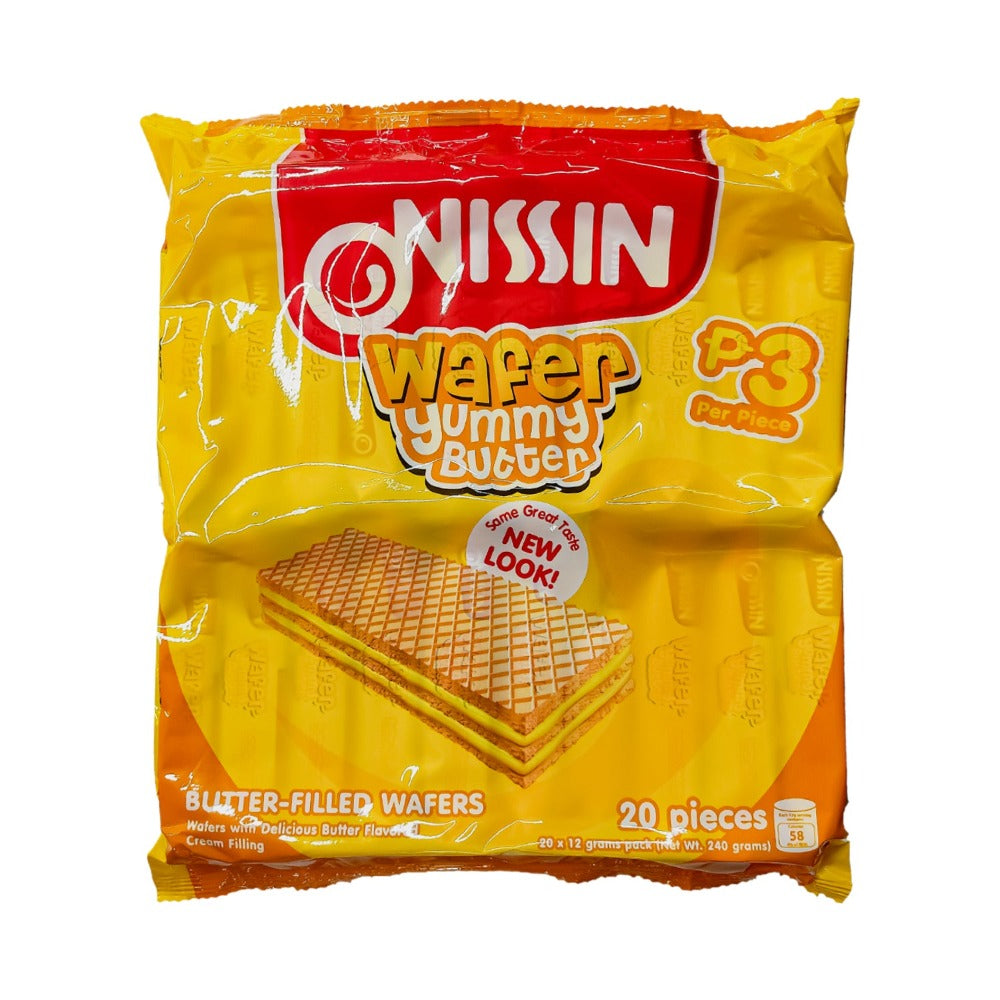 Nissin Wafer Yummy Butter 12g x 20's
