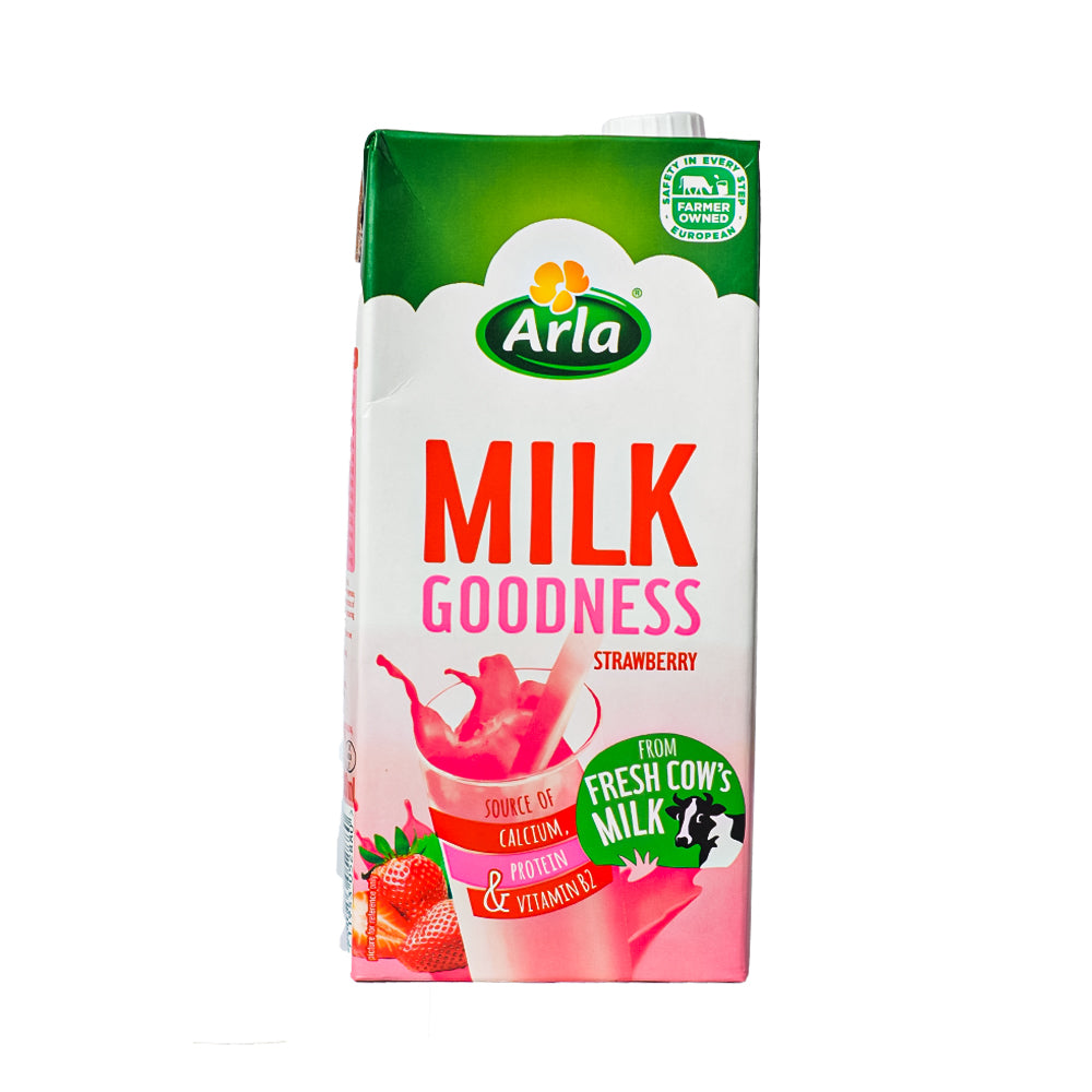 Arla Milk Goodness Strawberry 1L