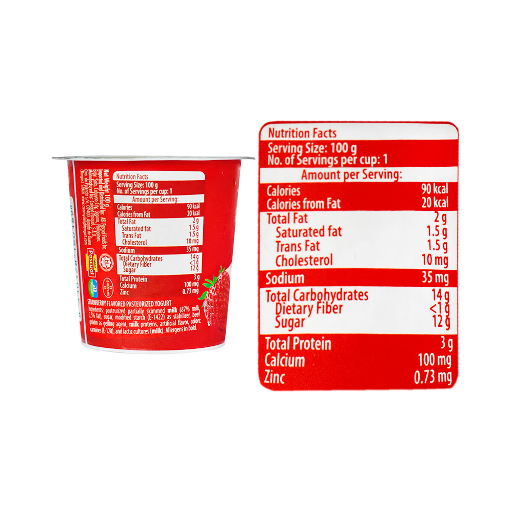 Creamy Delight Yogurt Original Strawberry 100g