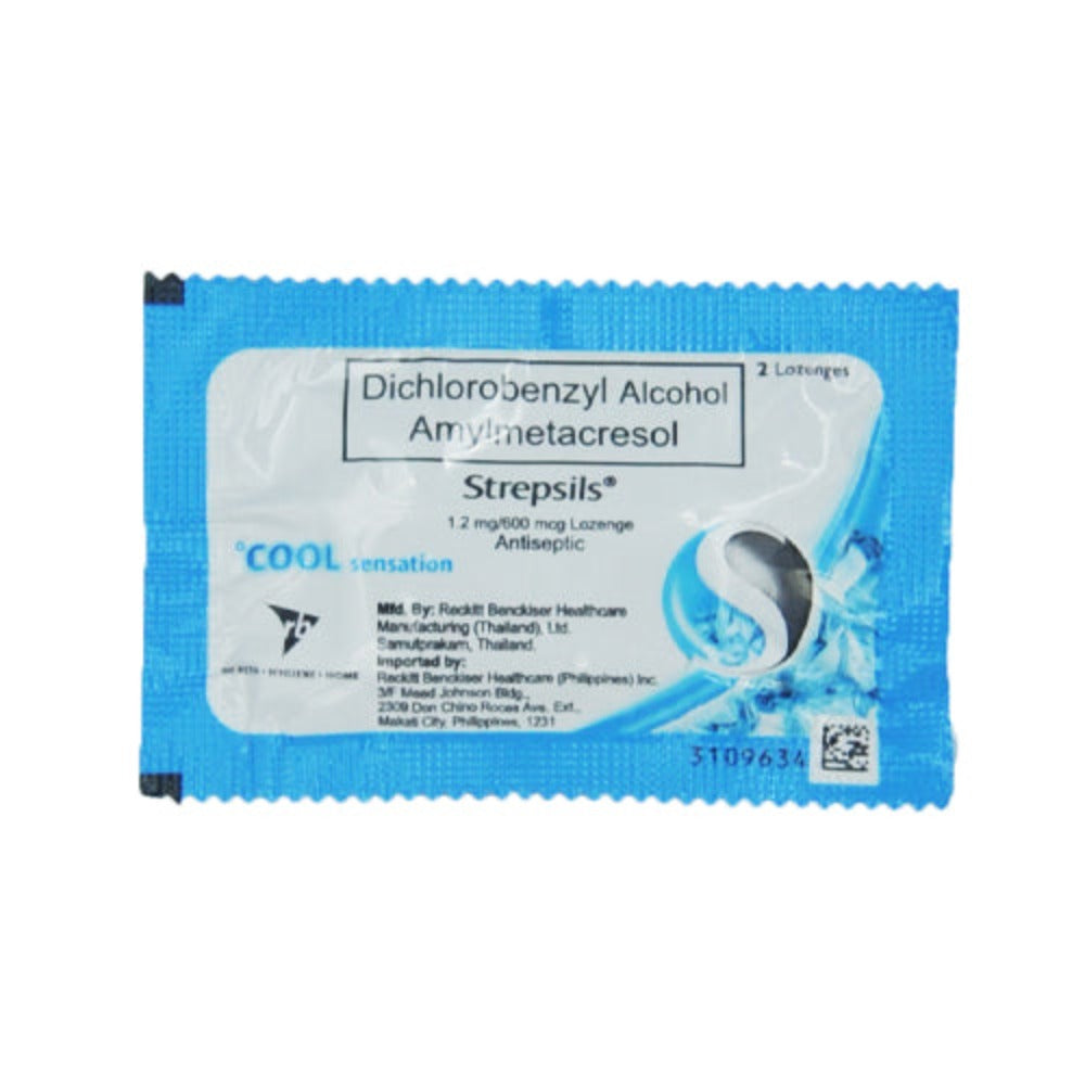 Strepsils Menthol Cool 1.2mg/600mcg Lozenge 2's